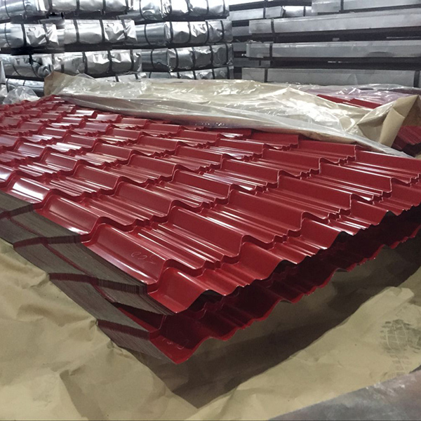 Prepainted Galvanized Corrugated Sheet Metal Roofing Steel Sheet - Buy ...